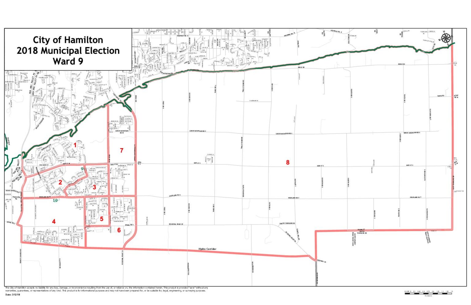 2018 Hamilton Municipal Election: Ward Polling Division Maps – TPR ...