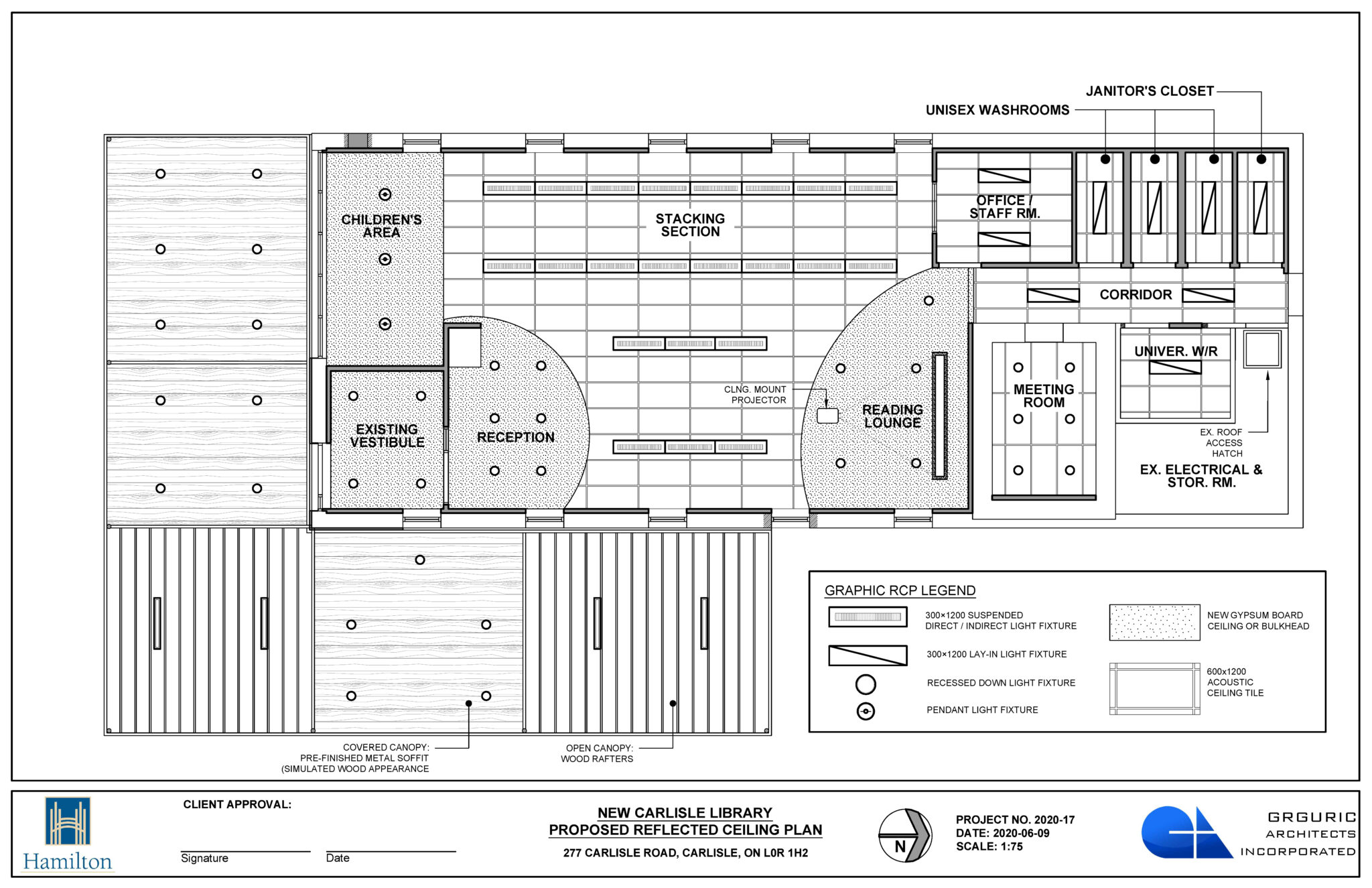 Proposed Site Plan for new Hamilton Public Library Carlisle Library ...