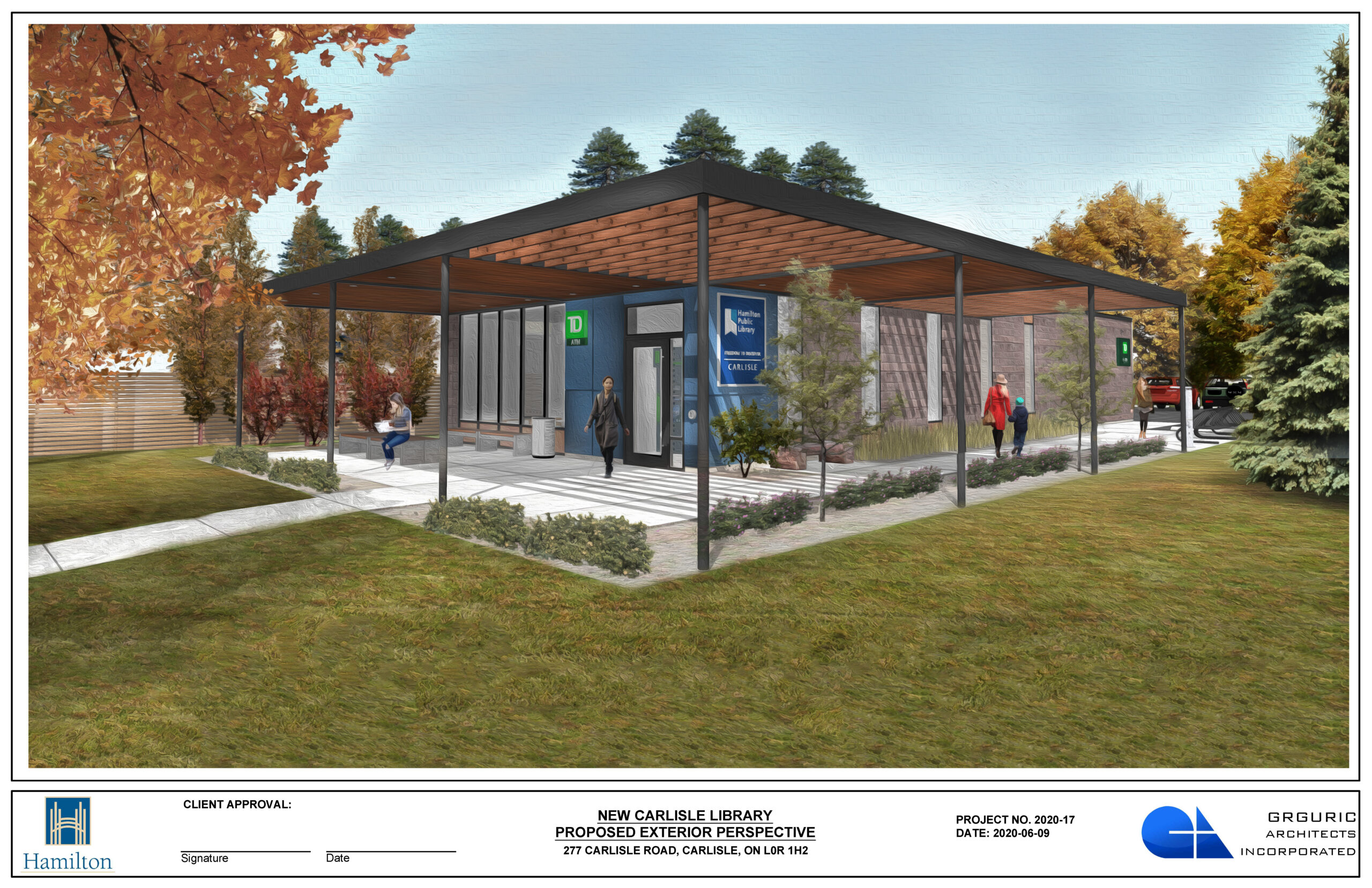 Proposed Site Plan for new Hamilton Public Library Carlisle Library ...