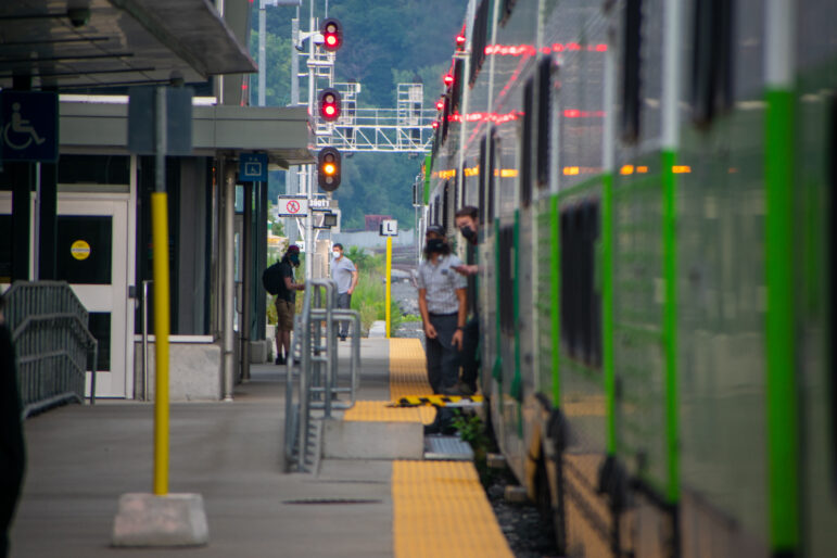 Photos: First All-Day GO Train Arrives West Harbour – TPR Hamilton ...