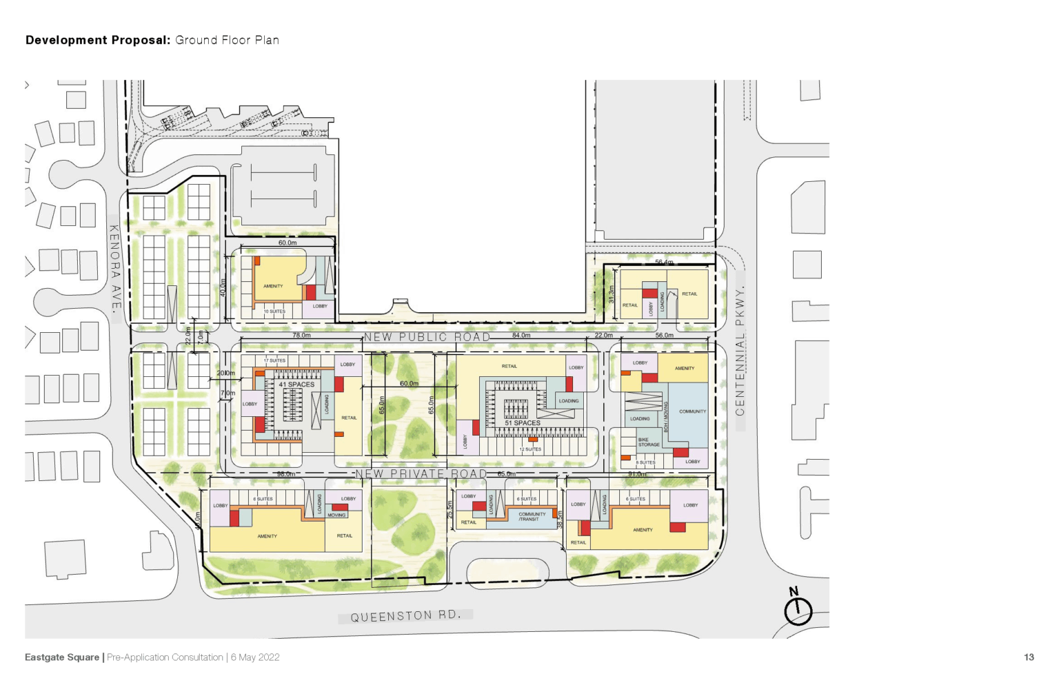 Eastgate Square Submit First Concepts for Redevelopment, Including a 42 ...