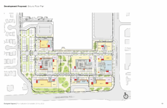 Eastgate Square Submit First Concepts for Redevelopment, Including a 42 ...