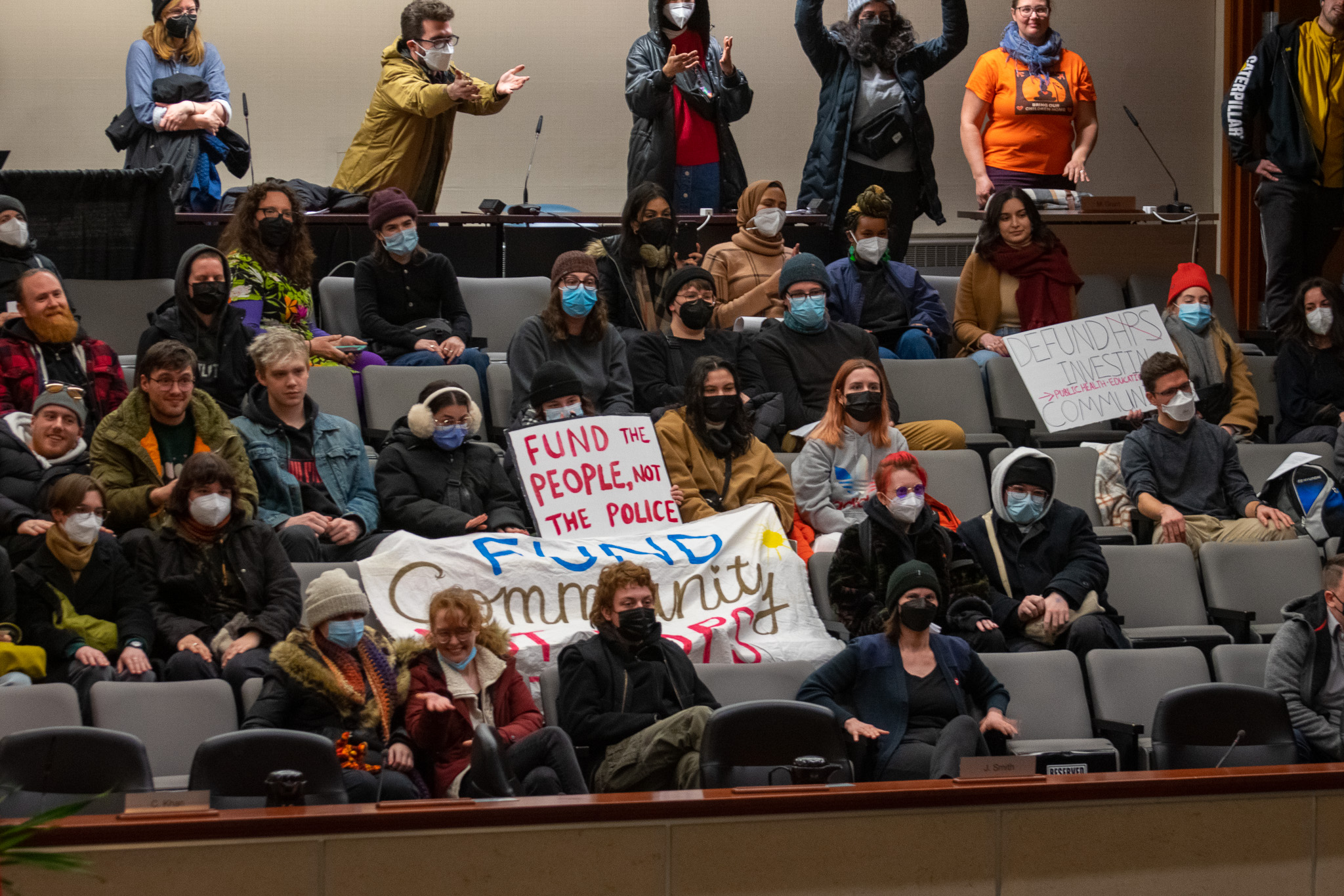 Protesters Disrupt Hamilton Council Meeting, Demand Vote Against Police ...
