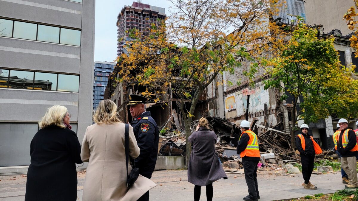 Hamilton Gore Building Collapse: First Remarks by Mayor Andrea Horwath ...